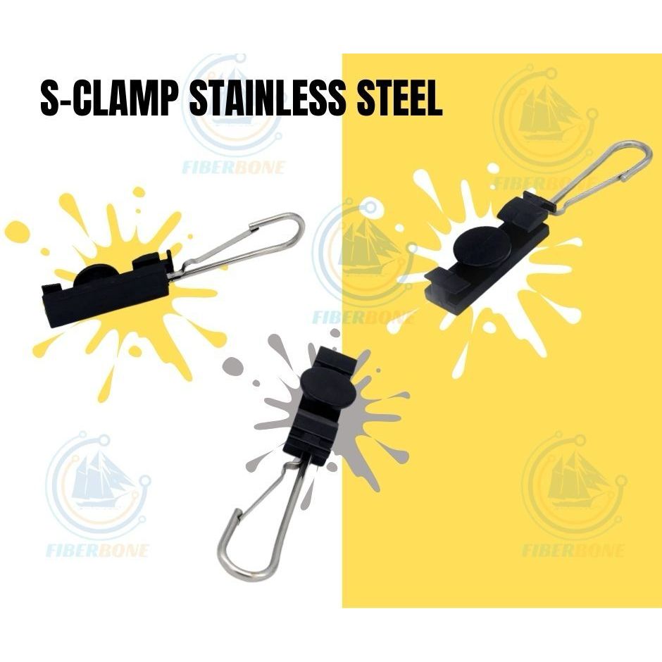 Jual S Clamp Klem Kabel/Pengait kabel Fo | Shopee Indonesia