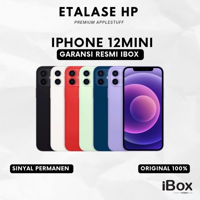 Jual IPHONE IBOX 12 MINI 128 GB IBOX SECOD RESMI | Shopee Indonesia