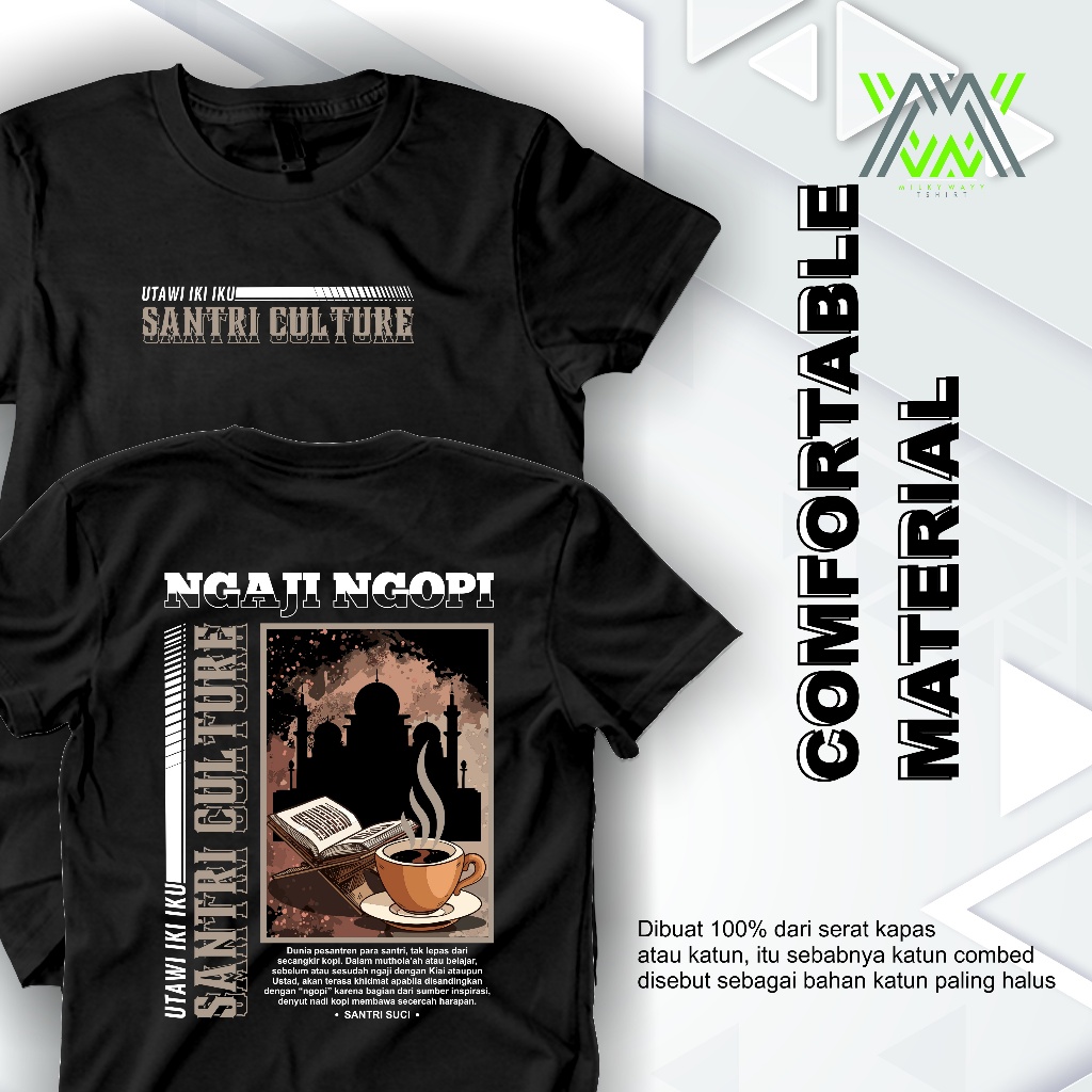 Jual Baju kaos Distro Santri Kaos Motif Kata Kata Santri Keren Viral ... Jual Baju kaos Distro Santri Kaos Motif Kata Kata Santri Keren Viral ...
