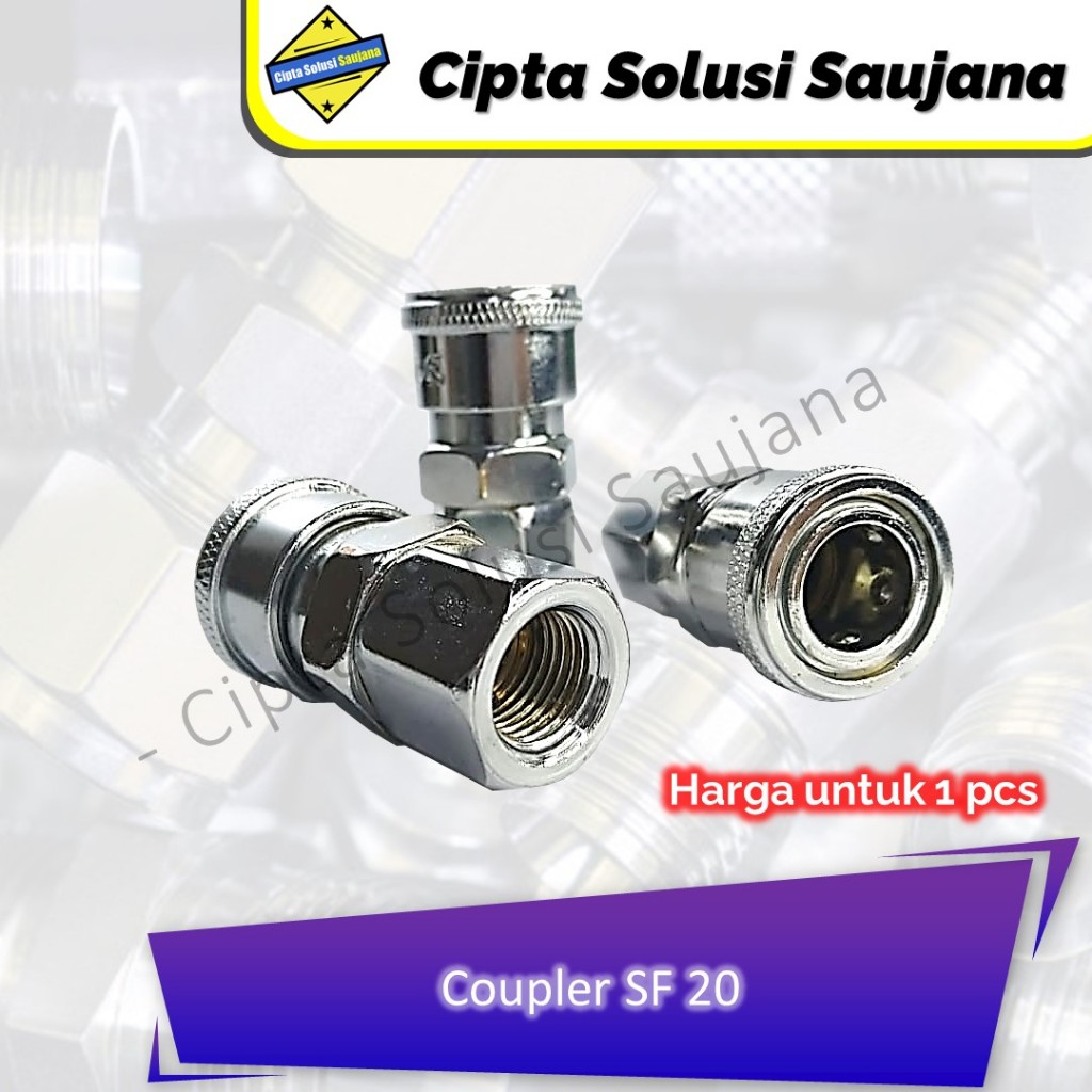 Jual SF 20 QUICK COUPLER SOCK FEMALE CONNECTOR KOPLER KONEKTOR ...
