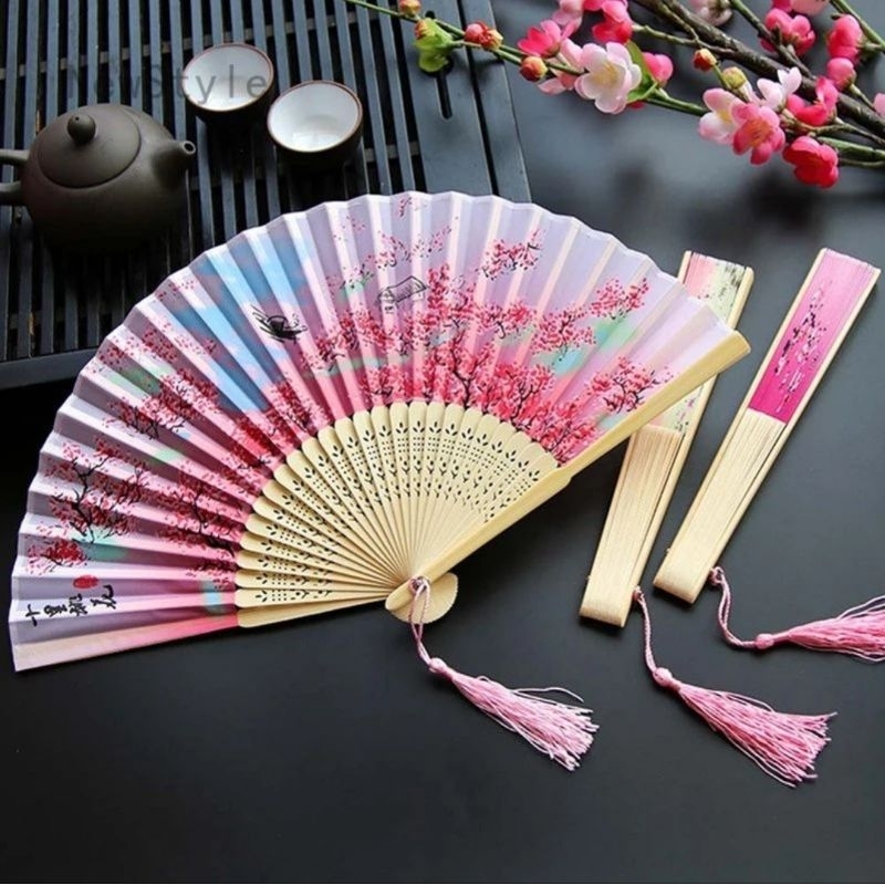 Jual kipas jepang ovel souvenir kipas lipat china oral merchandise ...