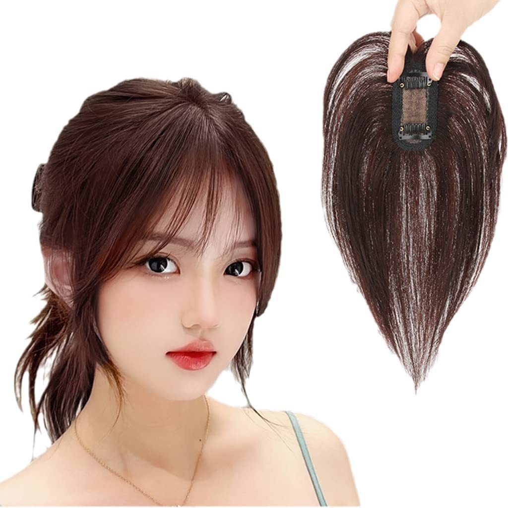 Jual WIG TAUPEE PONI KLIP RAMBUT PALSU WARNA COKLAT MUDA WIG PATCH ...