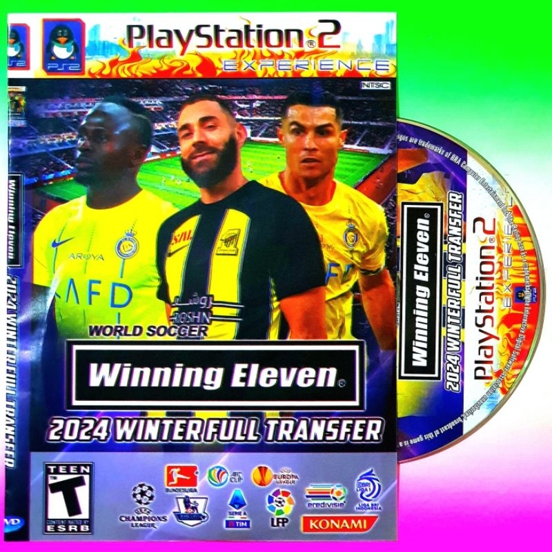 Jual KASET PS 2 BOLA WINNING ELEVEN 2024 LENGKAP UPDATE FULL TRANSFER ...