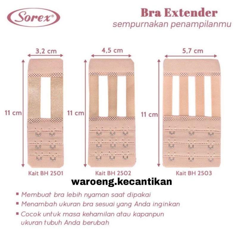 Jual Sambungan BH Penyambung Kait Bh | Extension Bra 2501 2502 2503 | Shopee Indonesia