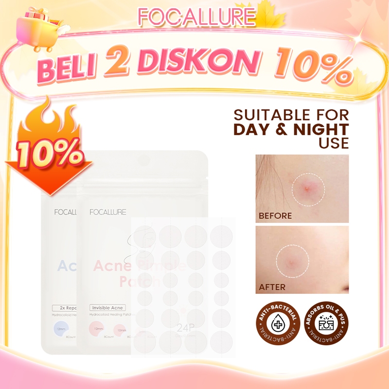 Jual FOCALLURE Spot Patch Acne Treatment Day/Night Skincare Acne ...