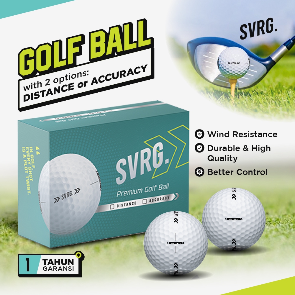Jual SVRG. Golf Ball Distance Pro - Accuracy Pro Grade A - Bola Golf ...