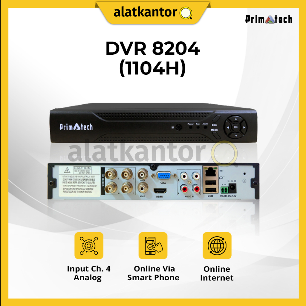 Jual CCTV Primatech DVR 1104 H 4 Ch (1 Slot) | Shopee Indonesia