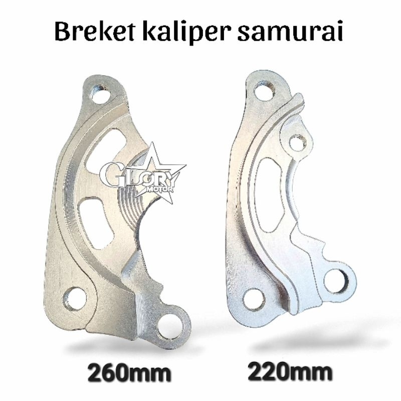 Jual breket / bracket kaliper 2p disc 220 - 260 mm mio smile soul karbu (Untuk Kaliper RCb S ...