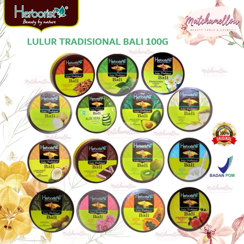 Jual Herboris Lulur Tradisional Bali 100 g All Varian | Shopee Indonesia