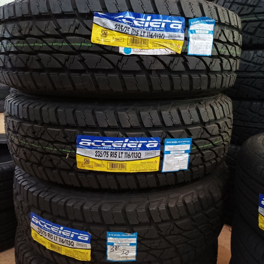 Jual Ban mobil semi offroad ukuran 235 75 R15 Merk accelera omikron at ...