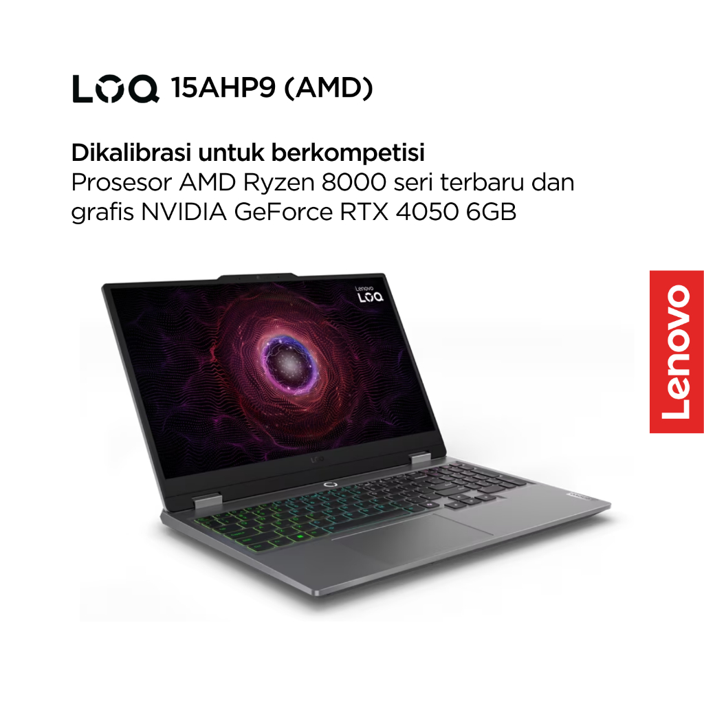 Jual Lenovo LOQ Gaming 15AHP9 38ID AMD Ryzen 7 8845HS Win11 8GB 512GB ...
