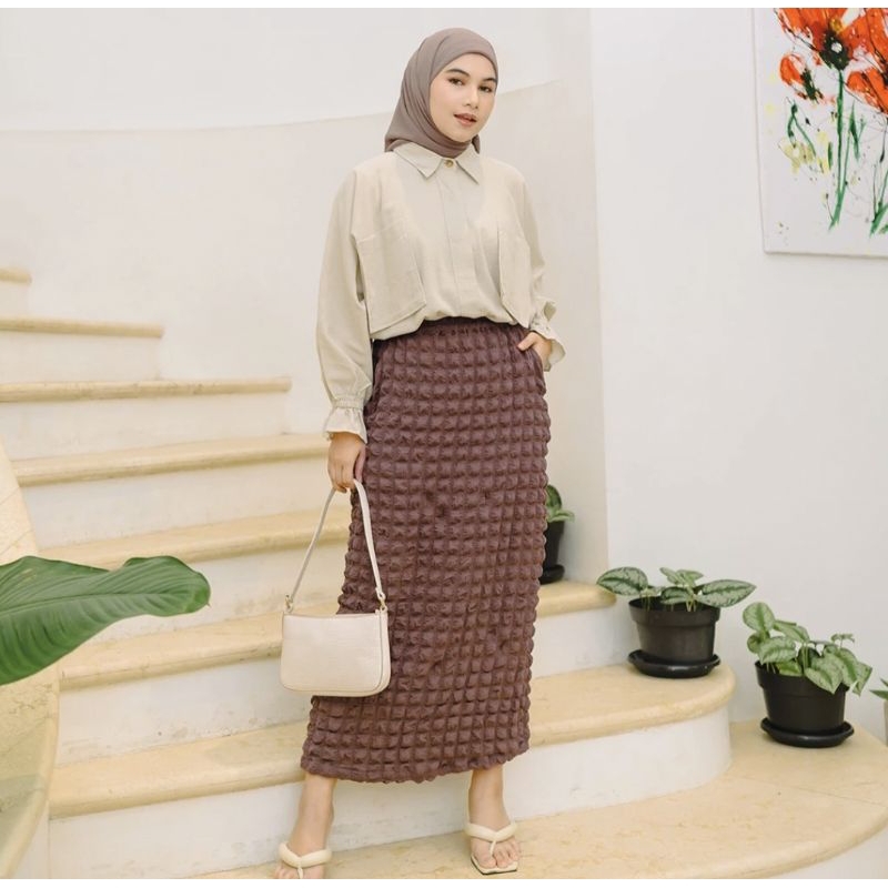 Jual Rok Bubble Crinkle | Shopee Indonesia