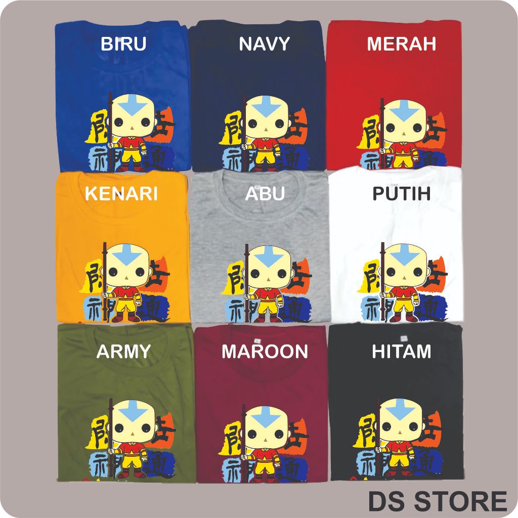Jual kaos avatar aang dewasa | Shopee Indonesia