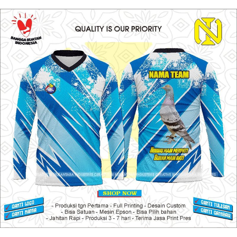 Jual jersey merpati biru putih | Shopee Indonesia