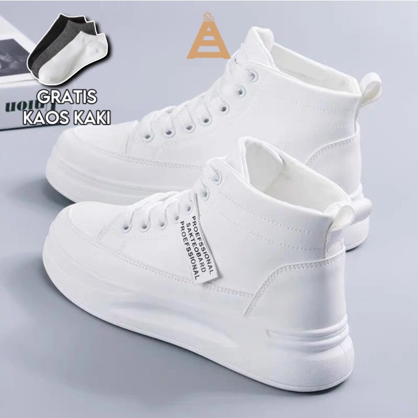 Jual AS Sepatu Sneakers BOT LISA Wanita Sepatu Kasual Tinggi Wanita ...