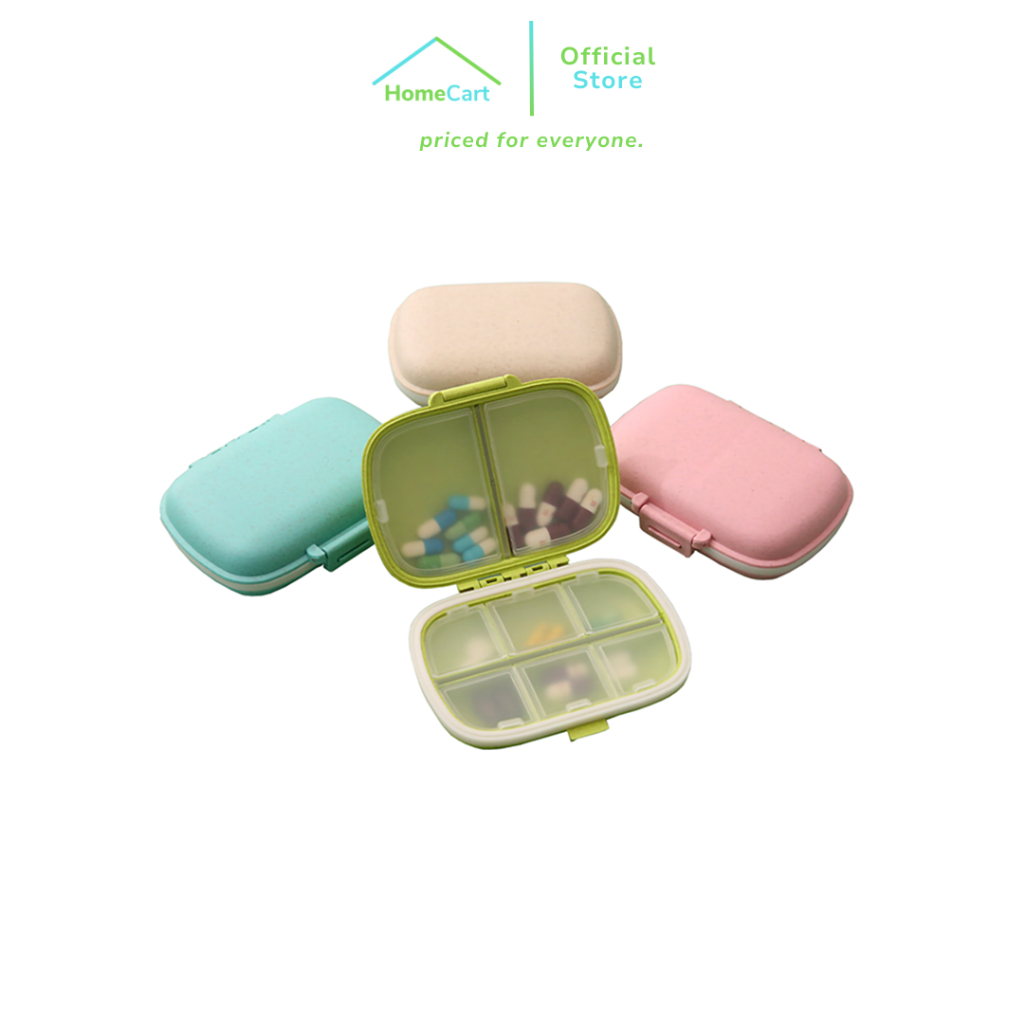 Jual Homecart Tempat Obat Vitamin Pil Tablet Portable Mini Organizer ...