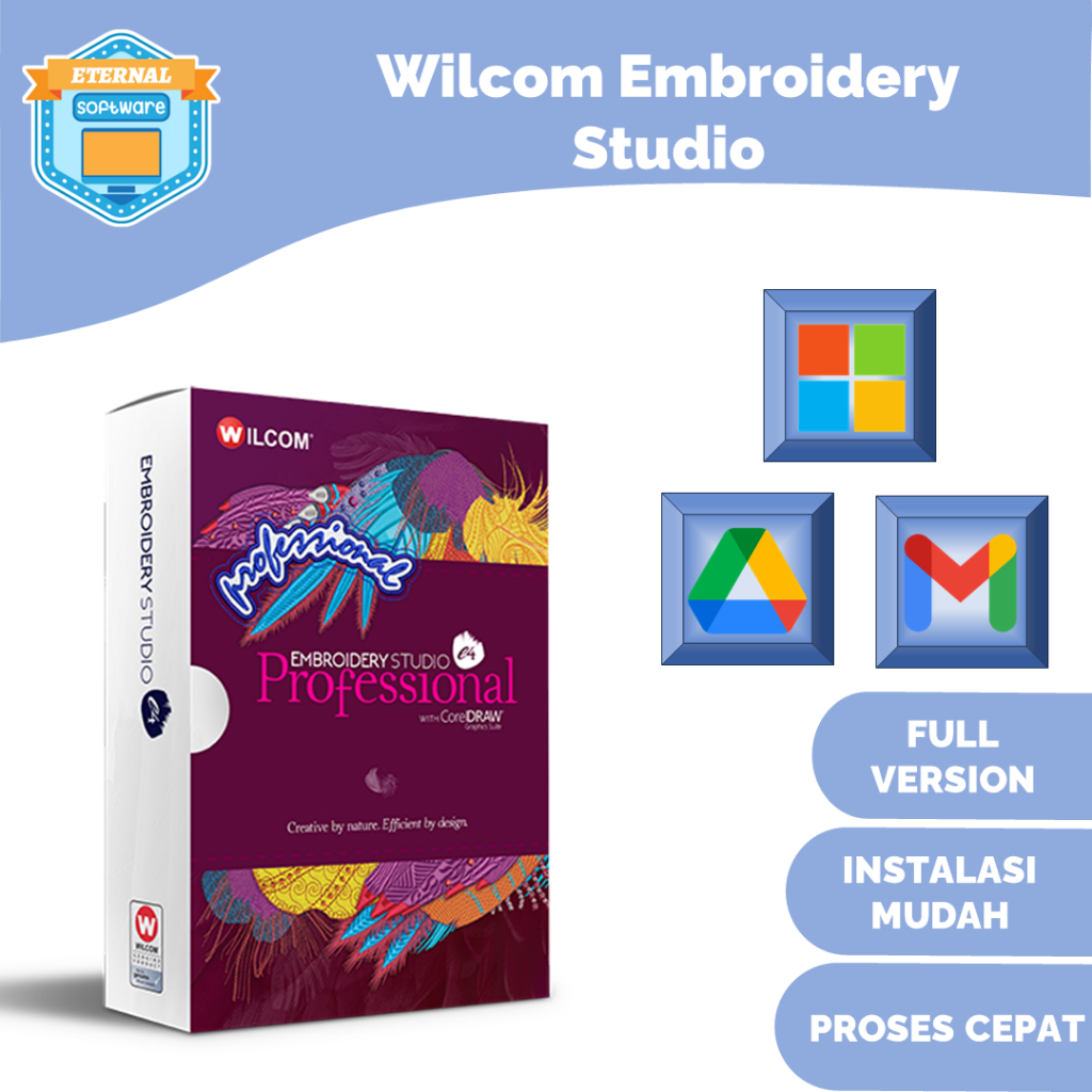 Jual Wilcom Embroidery Studio Full Version Aplikasi Design Bordir Full ...