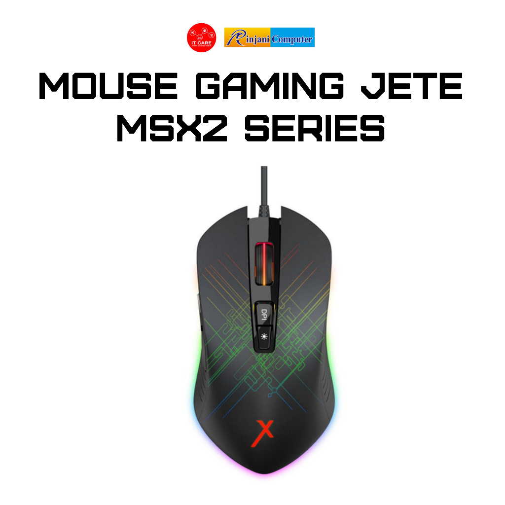 Jual Mouse Gaming JETE X – MSX2 | Shopee Indonesia