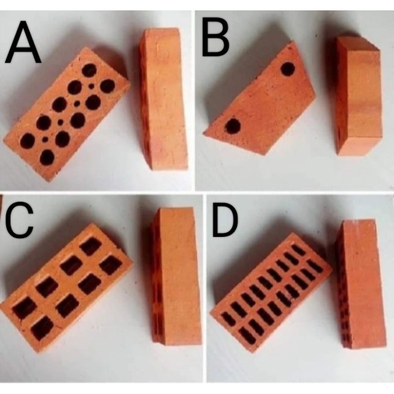 Jual Bata expose / bata merah / bata tanah liat kualitas bagus | Shopee ...