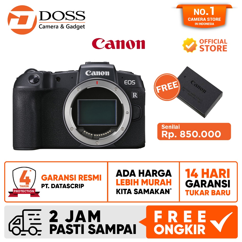 Jual Canon EOS RP Body Only / Canon RP | Shopee Indonesia