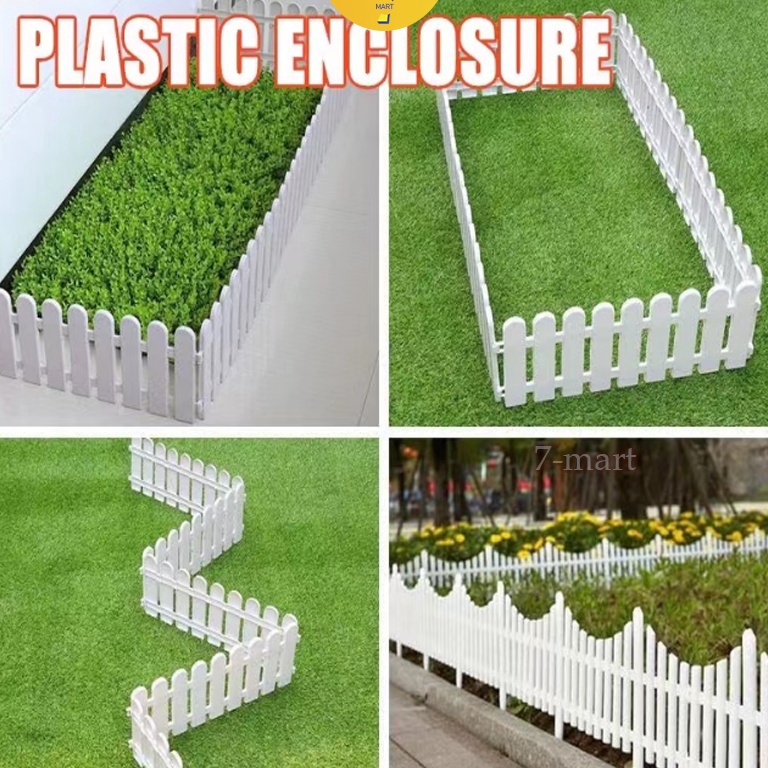 Jual Klaim promo Pagar kebun Pagar plastik Pagar Plastik PVC Putih ...