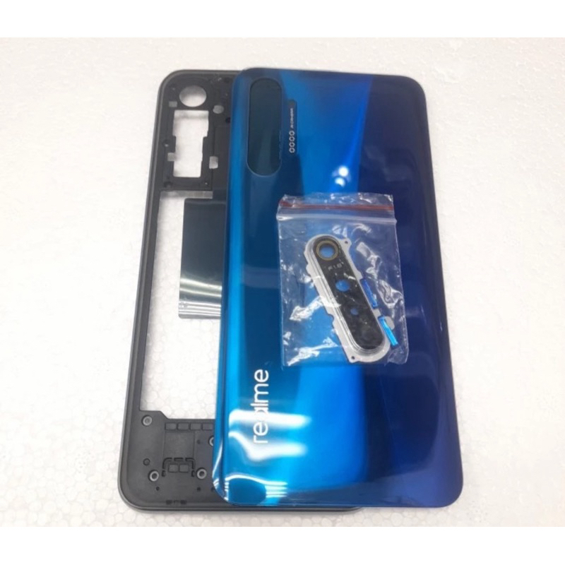 Jual Kesing Housing Casing Realme XT RMX1921 Bezel + Backdoor - Blue ...
