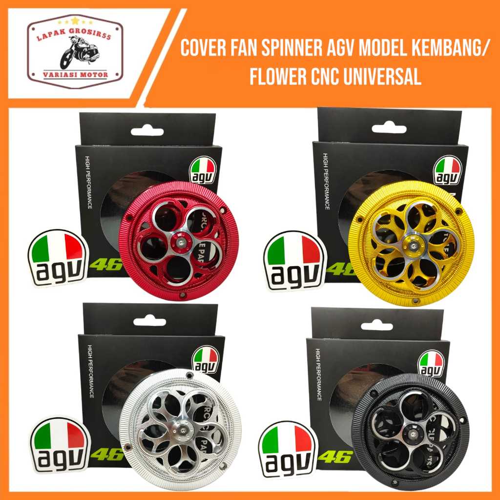 Jual COVER FAN SPINNER VESPA SPRINT FULL CNC MODEL VESPA PNP MATIC ...