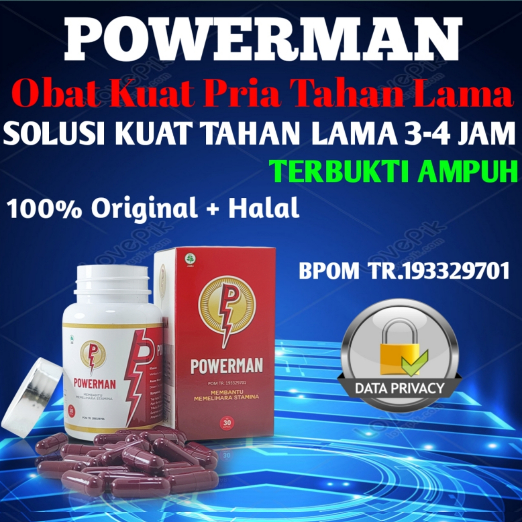 Jual kapsul obat kuat powerman untuk pria | Shopee Indonesia