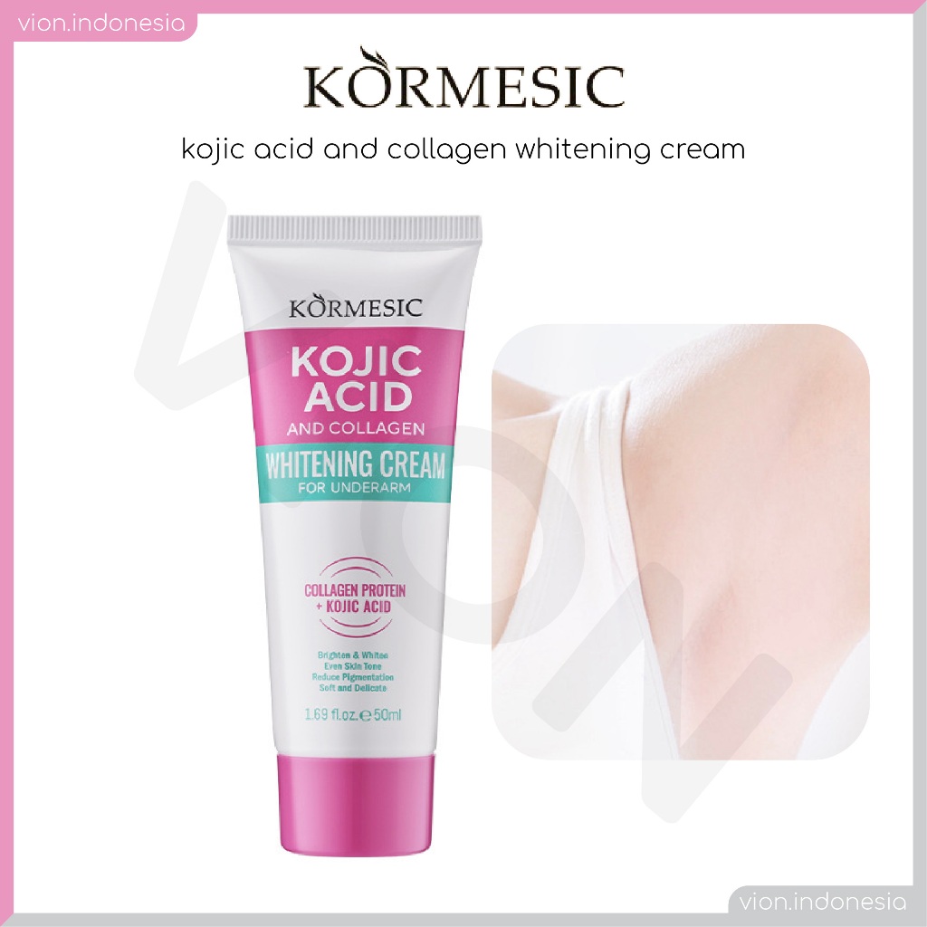 Jual KORMESIC Whitening Cream Underarm 50g Krim Pemutih Ketiak Alami Pemutih Badan Pantat ...