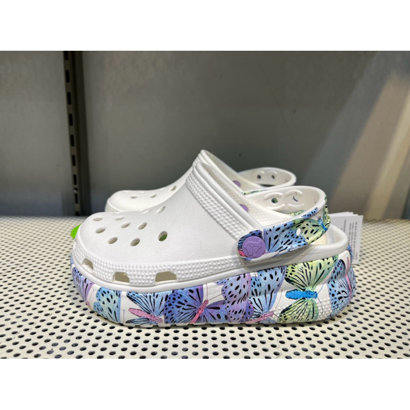 Jual CROCS CRUSH CLOG KIDS CUTIE BUTTERFLY(free jibbitz+tas crocs ...
