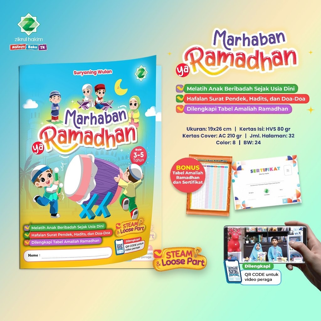 Jual Buku Aktivitas Ramadhan Anak - Marhaban Ya Ramadhan - Panduan ...