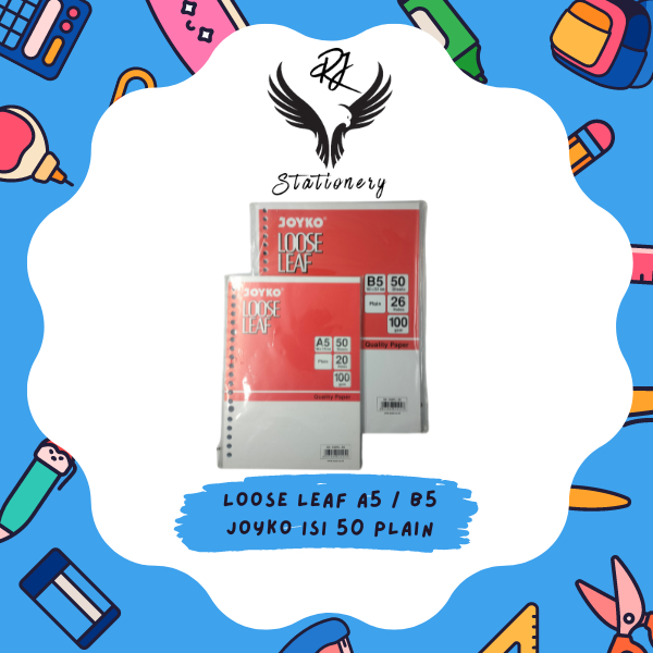Jual Loose Leaf Kertas Isi File Binder Joyko PLAIN | Shopee Indonesia