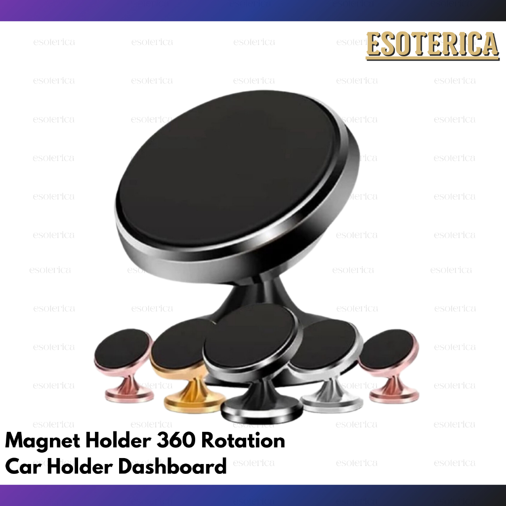 Jual Magnet Holder 360 Rotation Car Holder Magnet Dashboard | Shopee ...