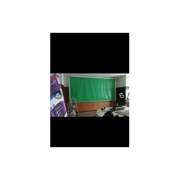 Jual layar motorized layar green screen 84inci 213cm x 213cm | Shopee ...