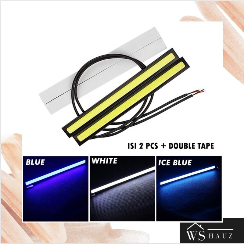 Jual LAMPU LED DRL PLASMA COB VARIASI MOBIL DAN MOTOR UKURAN 17 CM ...