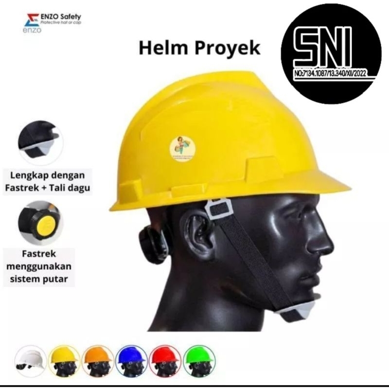 Jual HELM SAFETY PROYEK MERK ENZO SNI | Shopee Indonesia