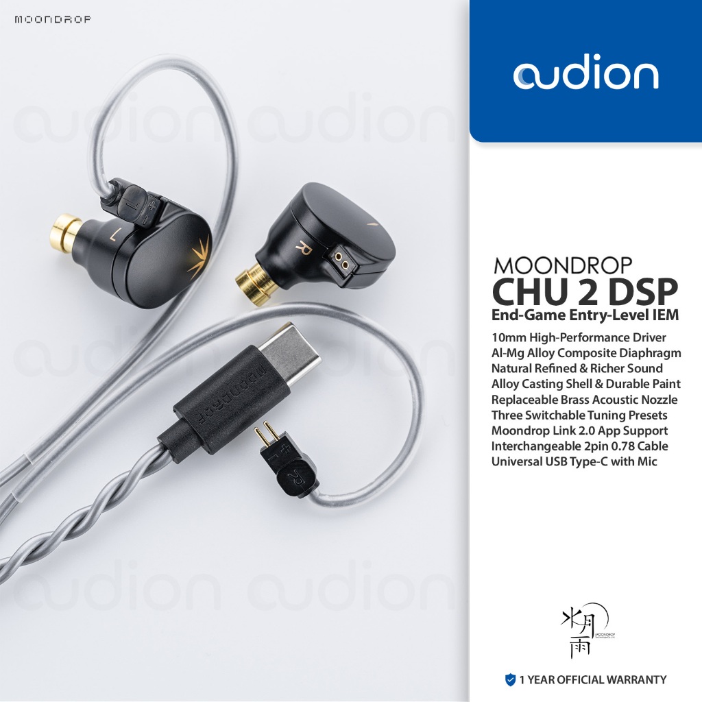 Jual Moondrop Chu 2 Ii Dsp Usb Type C Mic 2pin 0 78 Hifi In Ear Iem