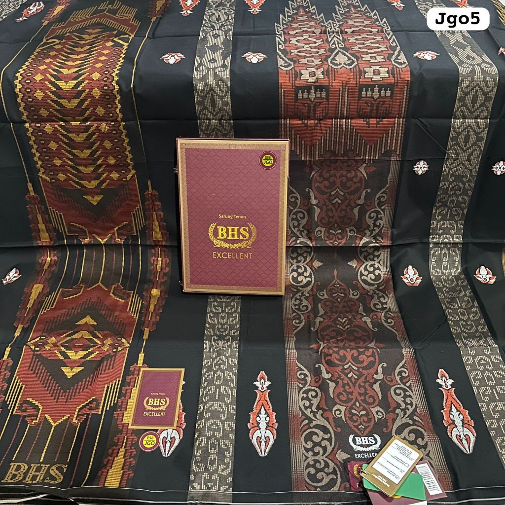 Jual Sarung BHS Excellent JACQUARD Gold Motif E58 JGO Original Full ...