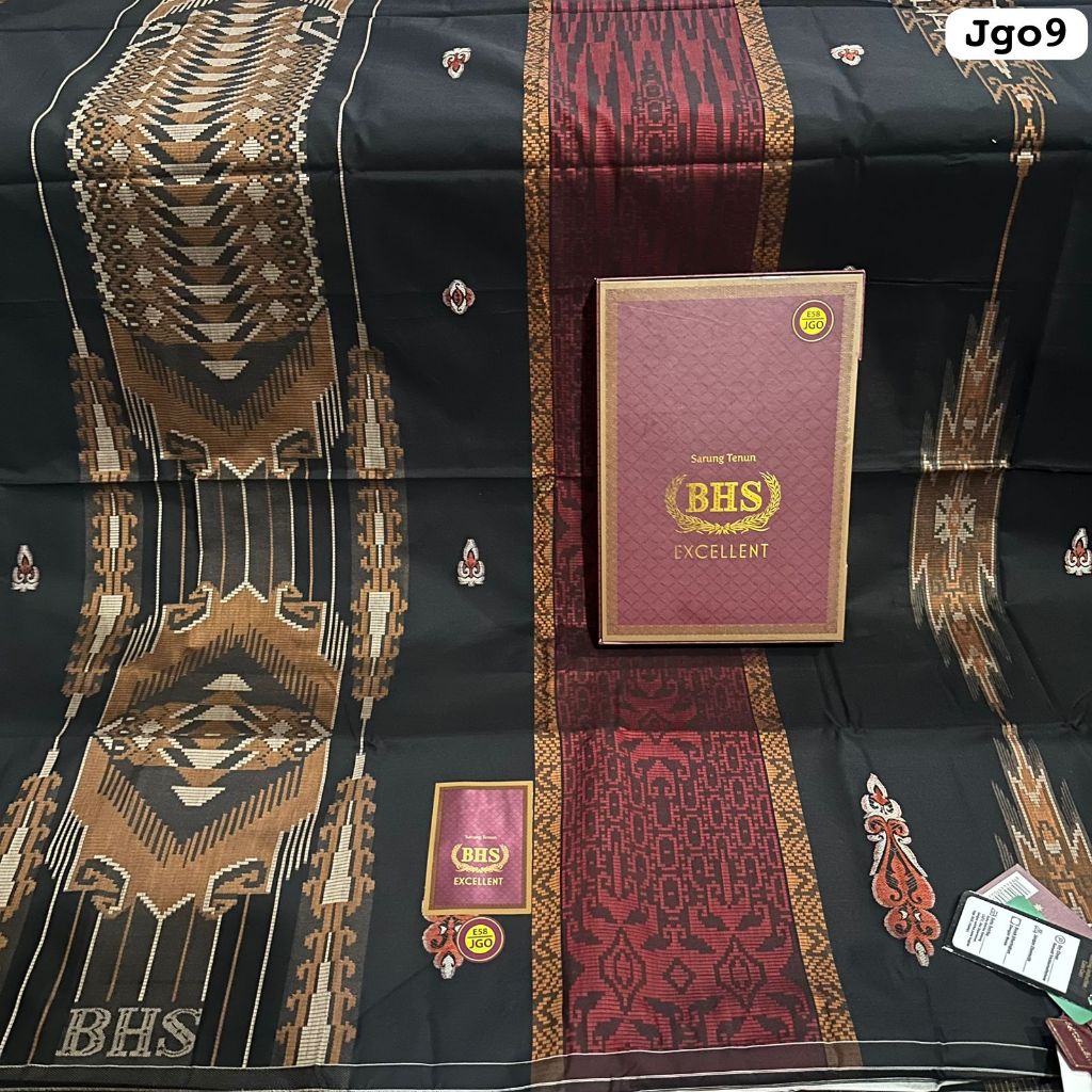 Jual Sarung BHS Excellent JACQUARD Gold Motif E58 JGO Original Full ...