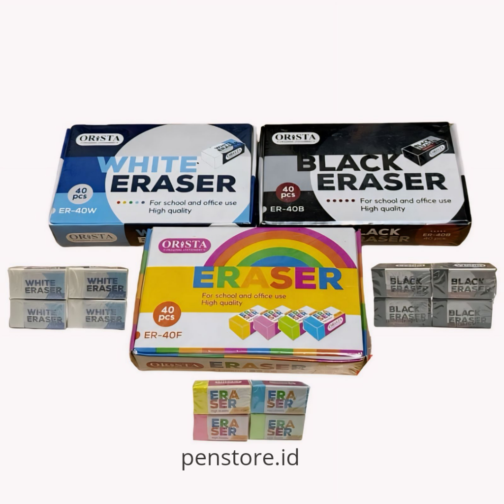 Jual (10 PCS) Penghapus E-Star Murah / Orista B-40 / Penghapus anak ...