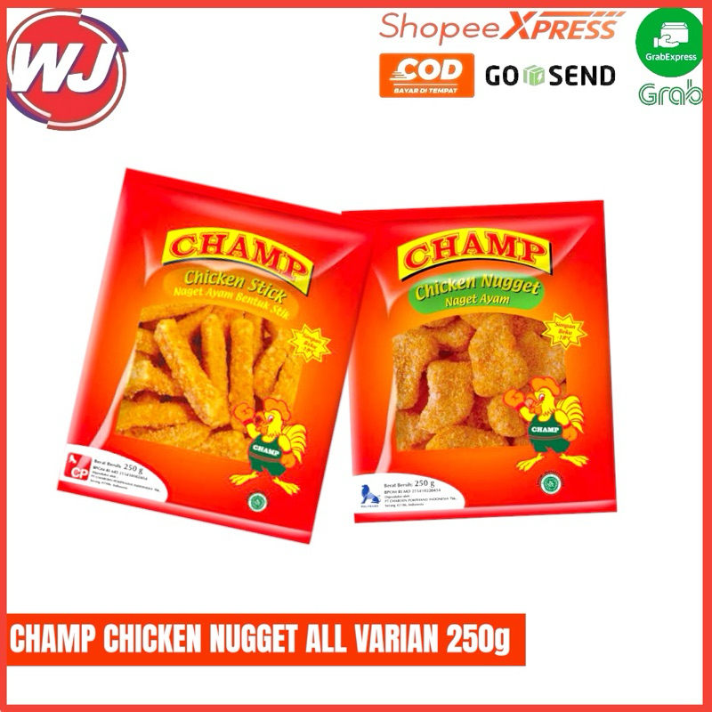 Jual CHAMP CHICKEN NUGGET ALL VARIAN 250g | Shopee Indonesia