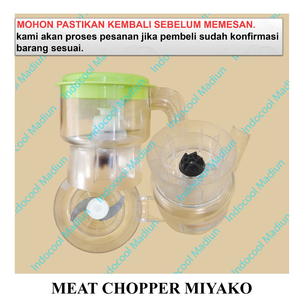 Jual MCM COPPER DAGING MIYAKO/GLASS BLENDER DAGING MIYAKO/MEAT CHOPPER ...