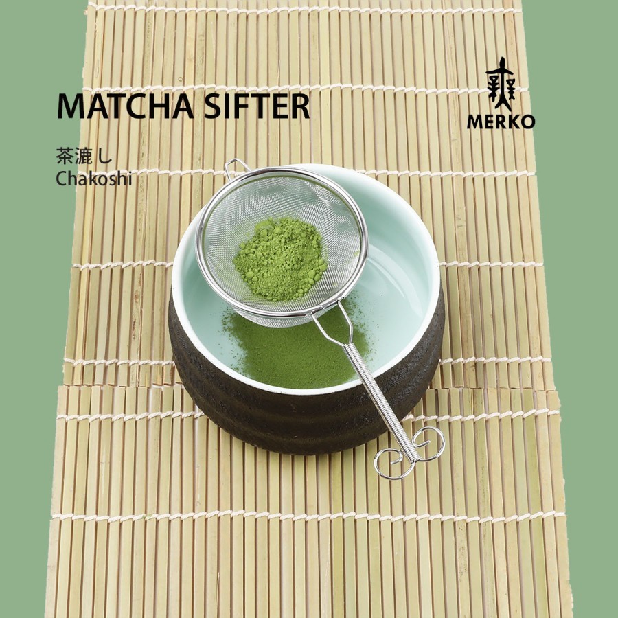 Jual MERKO Matcha Sifter Chakoshi Ayakan Japanese Tea Powder Stainless ...
