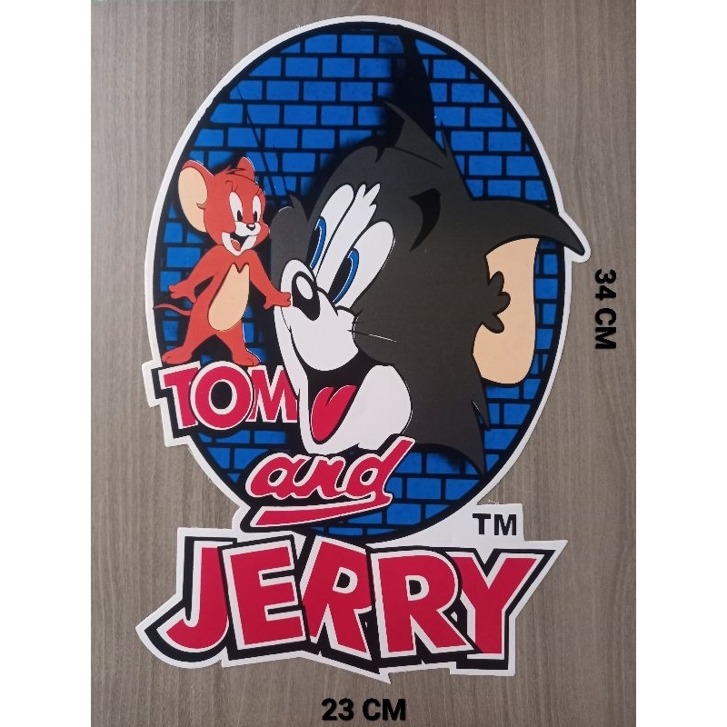 Jual STIKER TOM AND JERRY VINYL UKURAN BESAR | Shopee Indonesia