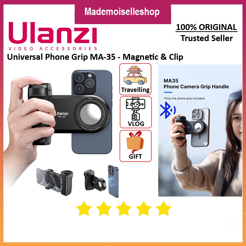 Jual Ulanzi Magnetic Cap Grip MA35 - Universal Smartphone Camera Grip ...