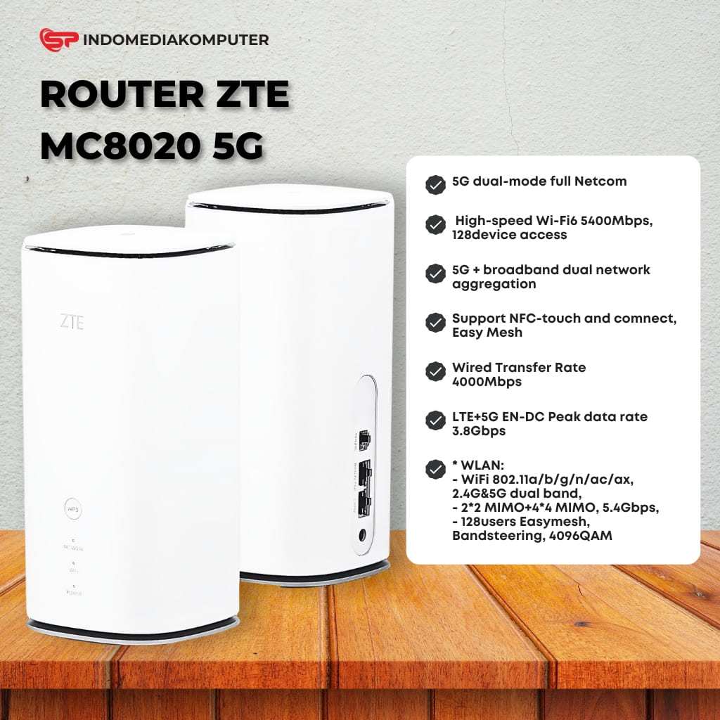 Jual ROUTER 5G ZTE MC8020 ZTE Router MC8020 5G ZTE MC8020 | Shopee Indonesia