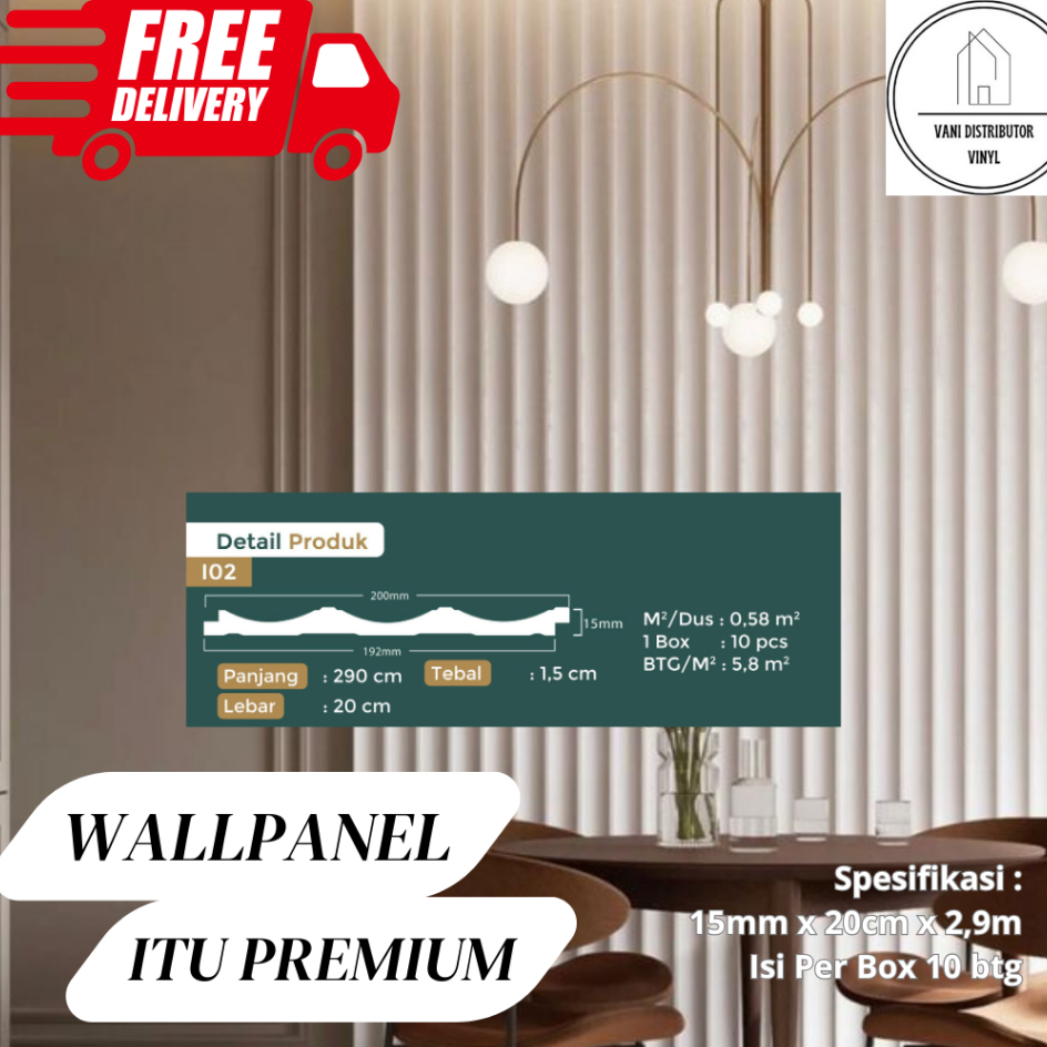 Jual PVC WALL PANEL ITU | WALLPANEL 3D | PANEL DINDING | I02 SERIES ...