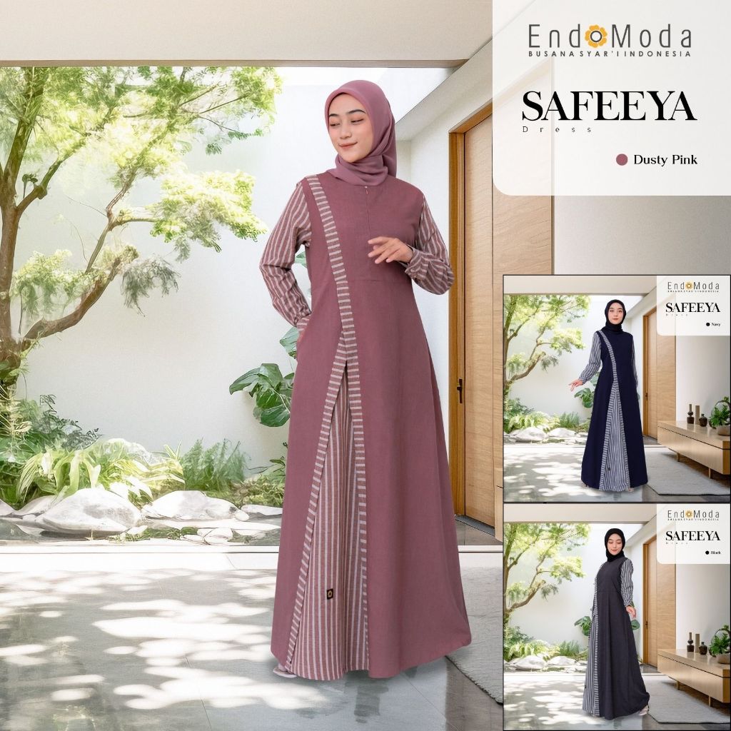 Jual Gamis Endomoda Safeeya Dress | Shopee Indonesia