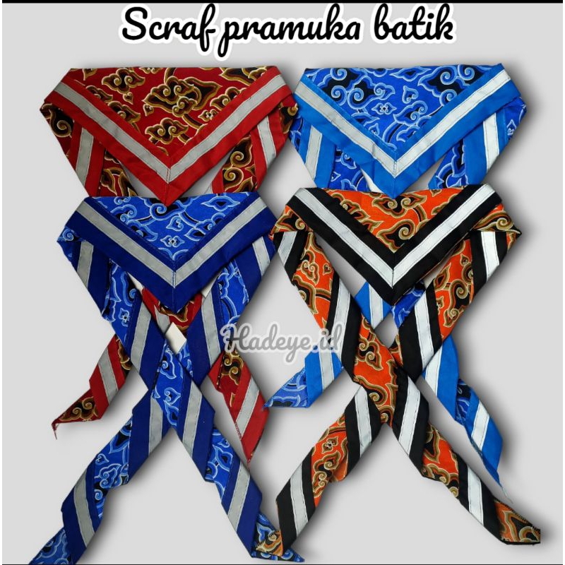 Jual Scraft Pramuka / Skrap pramuka / Scraf Pramuka Batik / Scrap ...