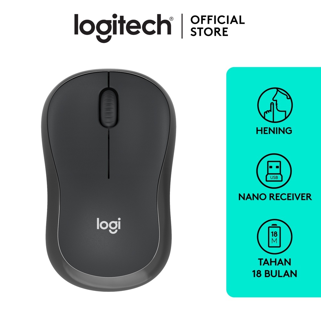 Jual LOGITECH MOUSE WIRELESS TIPE M220 WARNA HITAM | Shopee Indonesia